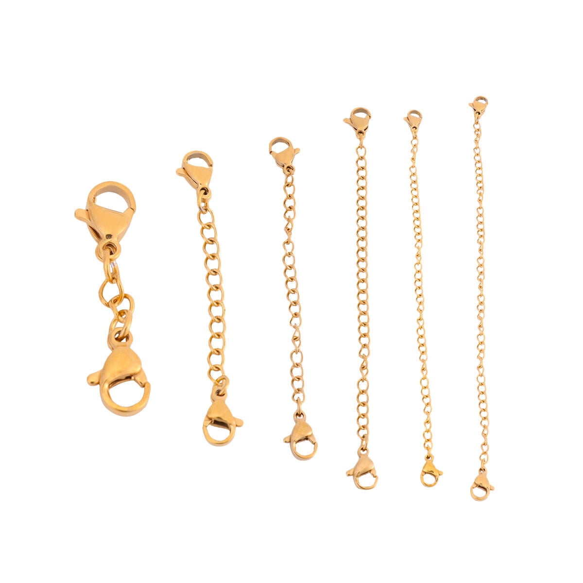 Extender Chain Bracelet Clasp Necklace Extension Silver Lobster Buckle ...