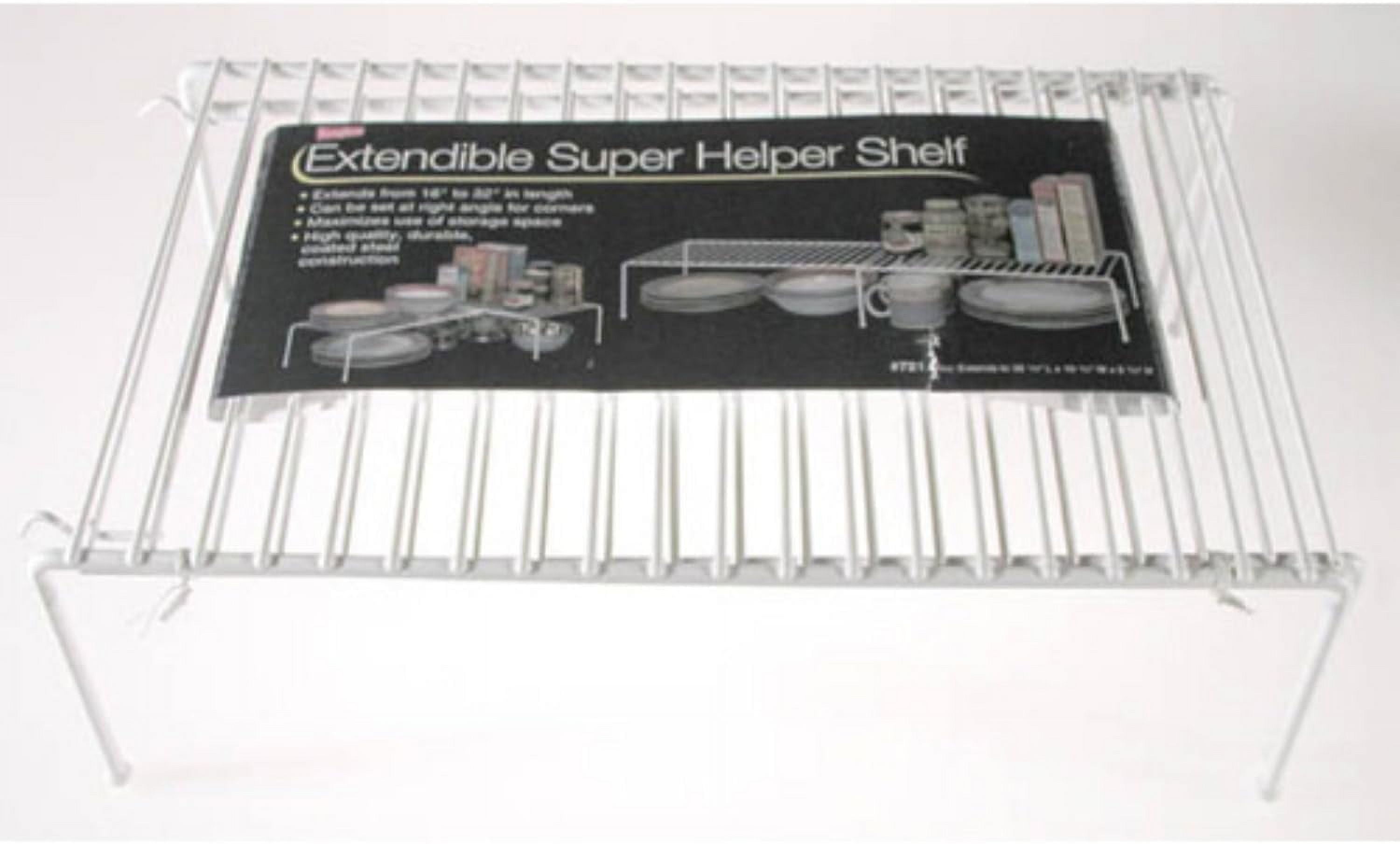 Extendible Helper Shelf, White, Large, No Color - Walmart.com