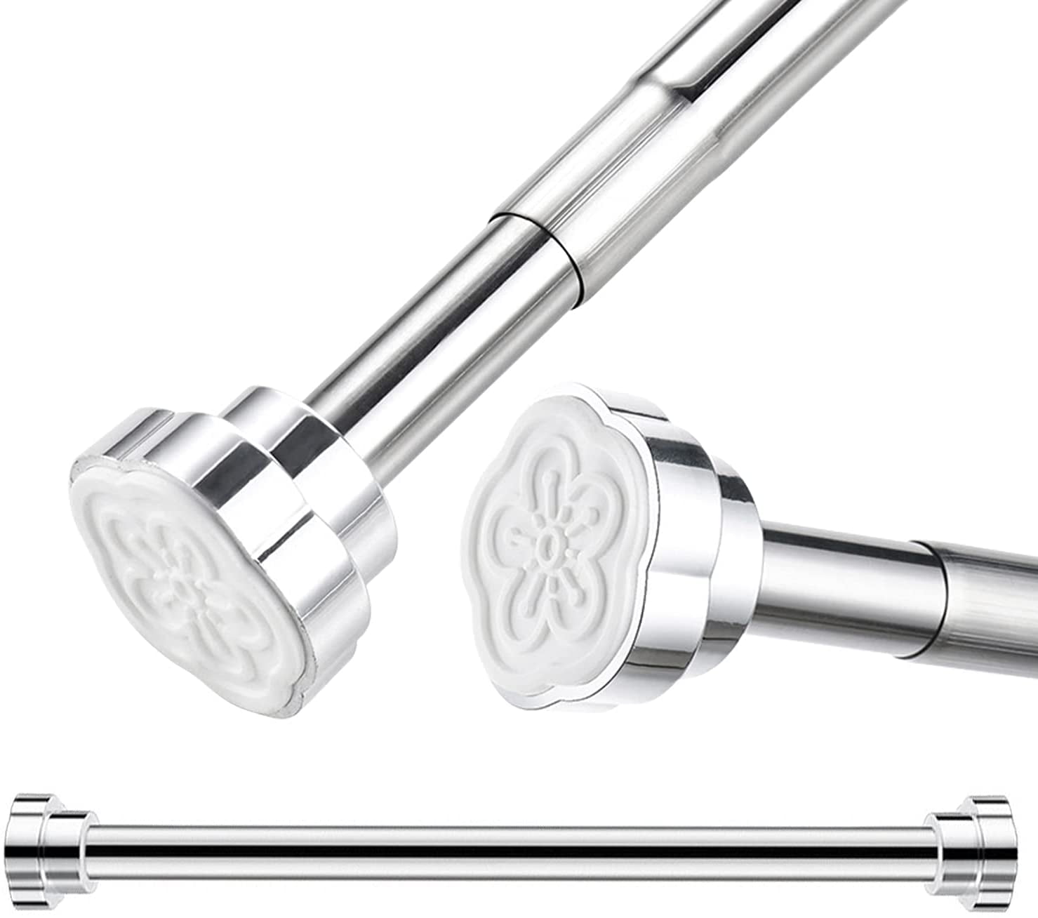 Extensible Rod, 40-55, Stainless Steel Telescopic Rod, Curtain Rod ...