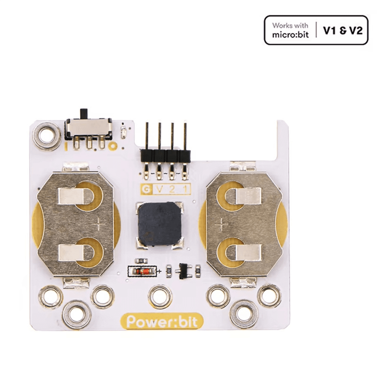 Extension Board Powered By CR2025 Button Battery for Microbit Kids ...
