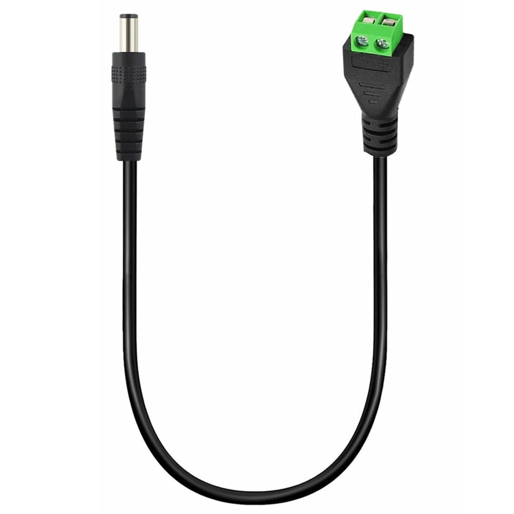 Extension Cable DC5.5mmX2.1mm Plug to Terminal Connectors Adapters ...