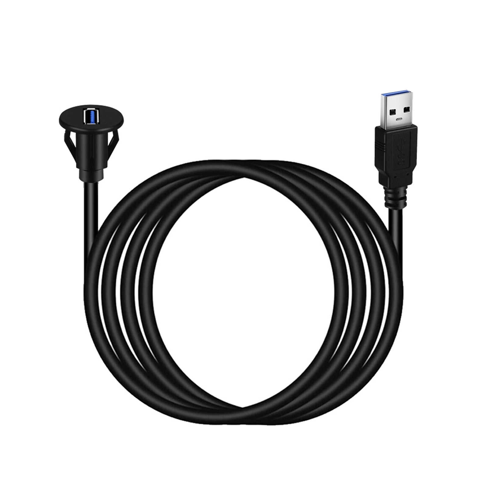 Extension Cable Wide Compatibility USB 3.0 Male to Female Flush Panel ...