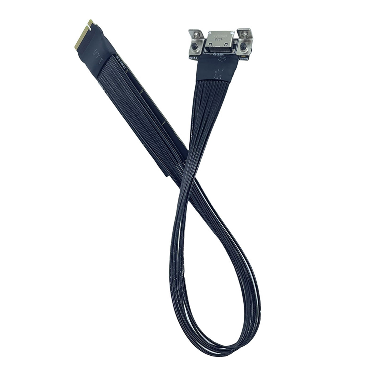 Extension Cable to 4i for M key NVME to SFF8611 PCIe4.0 Gen4 Silver ...
