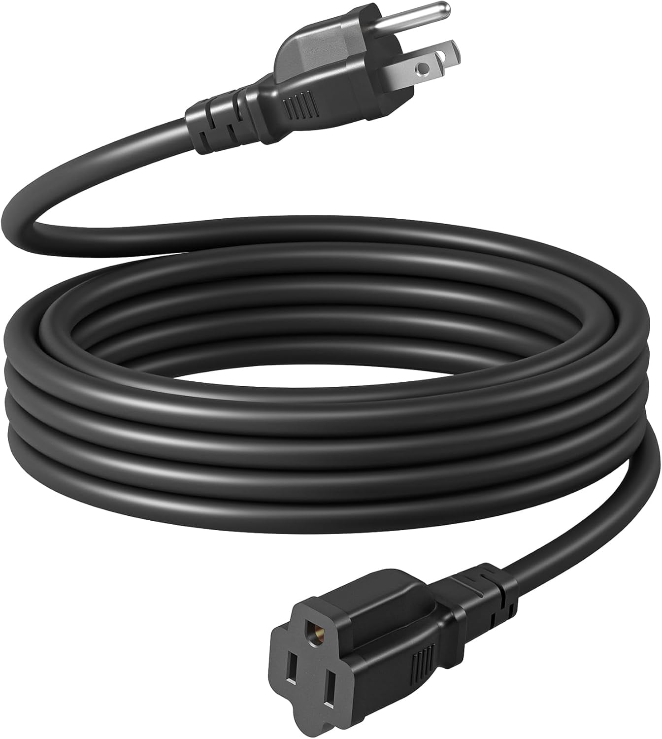 Extension Cord 20 ft, 3 Prong Waterproof Extension Cord for Indoor and ...