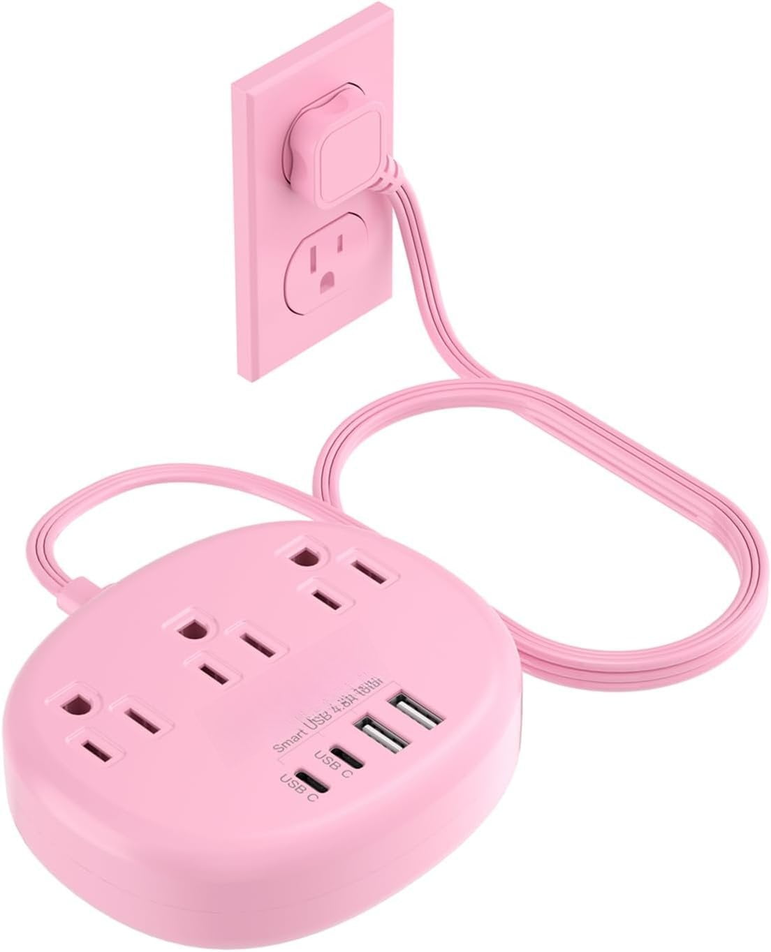 Extension Cord with Surge Protected 1080J - 5 FT Kawaii Power Strip ...