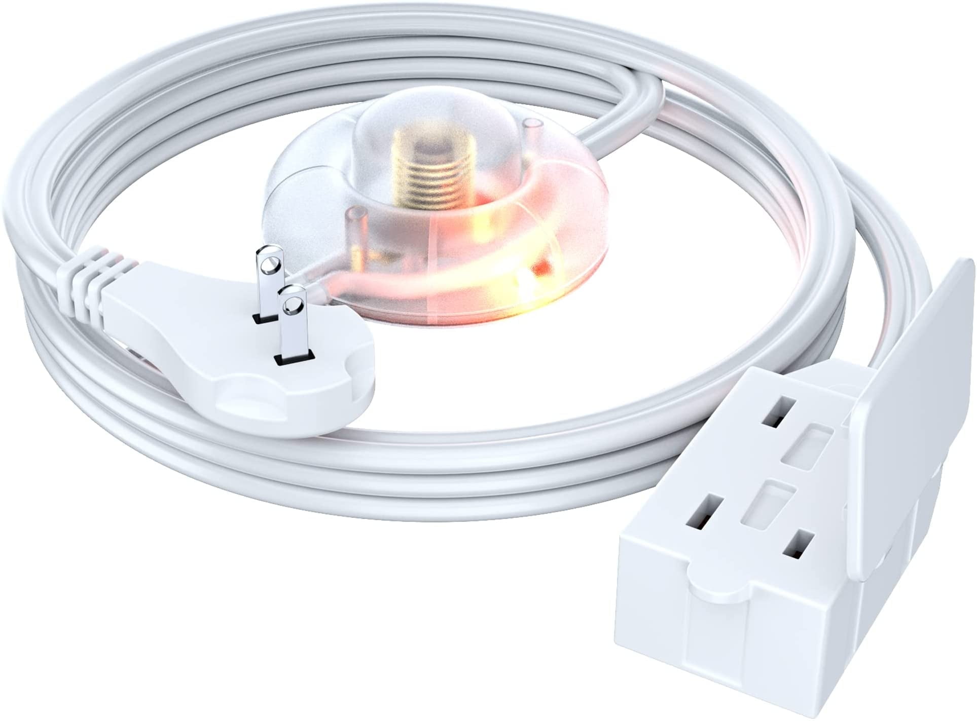 Extension Cord with on and Off Switch (4 Ft) Includes a Light Indicator ...