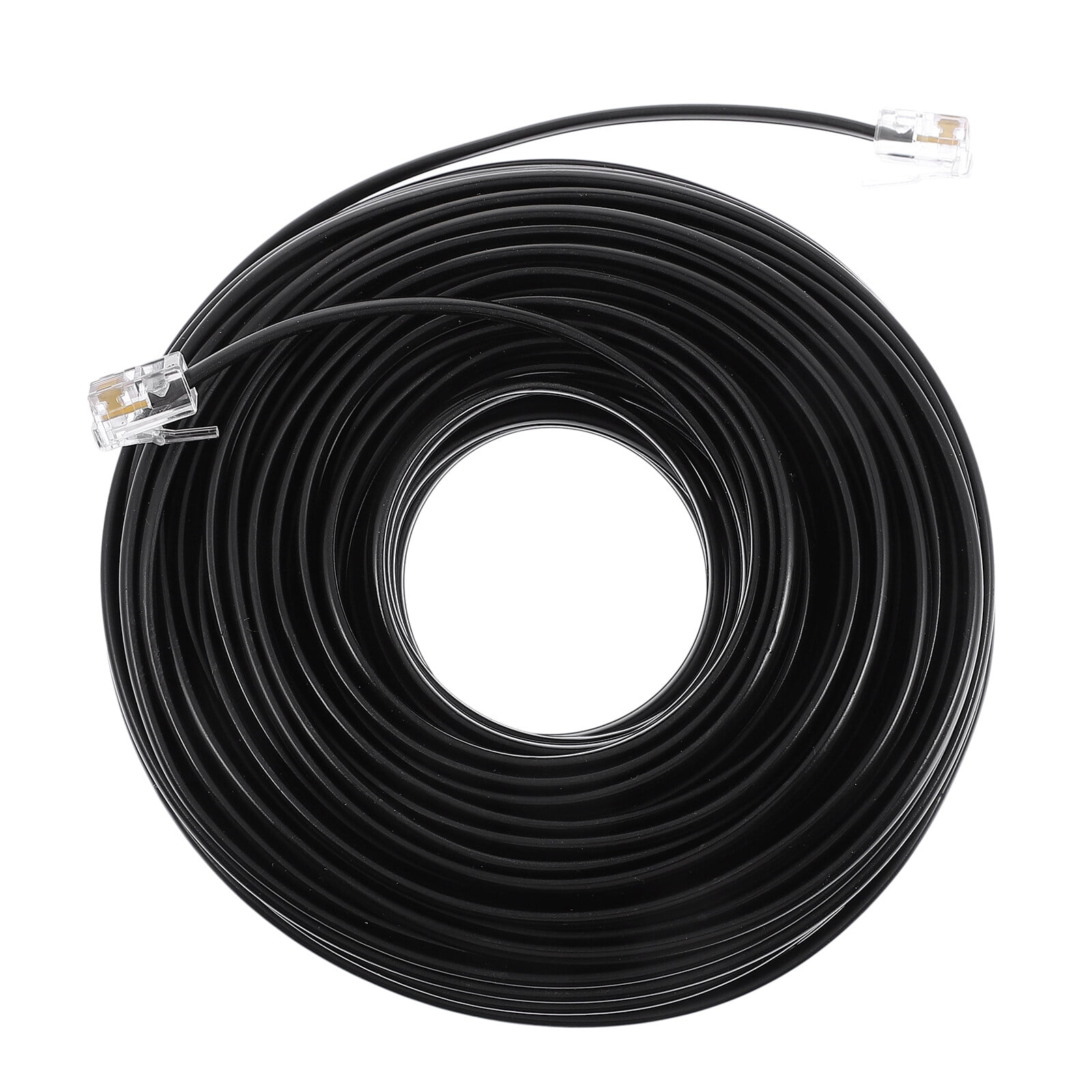 Extension Cord The Black Fax Machine Telephone Cable Copper - Walmart.com