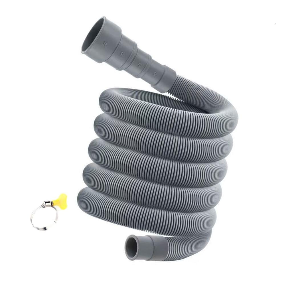Extension Drain Pipe Strong Steel Rubber Hose Flexible Length ...