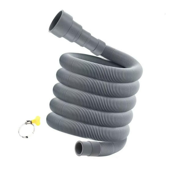 Extension Drain Pipe Strong Steel Rubber Hose Flexible Length ...