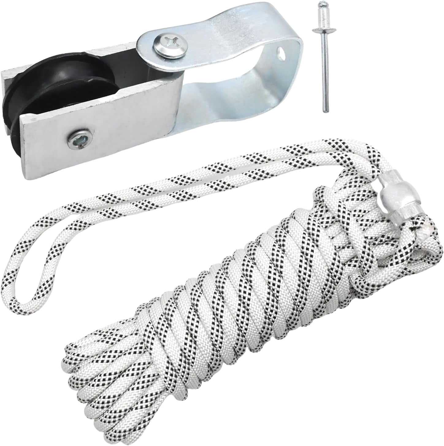 Extension Ladder Rope & Pulley Kit, Replacement for Werner Aluminum and ...