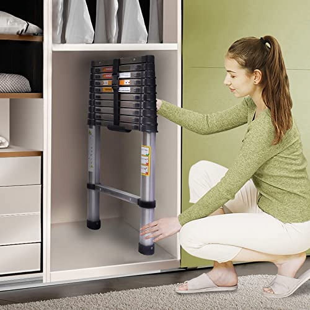 Extension Ladder Telescoping Ladder 10 FT Ladders for Home, Collapsible ...