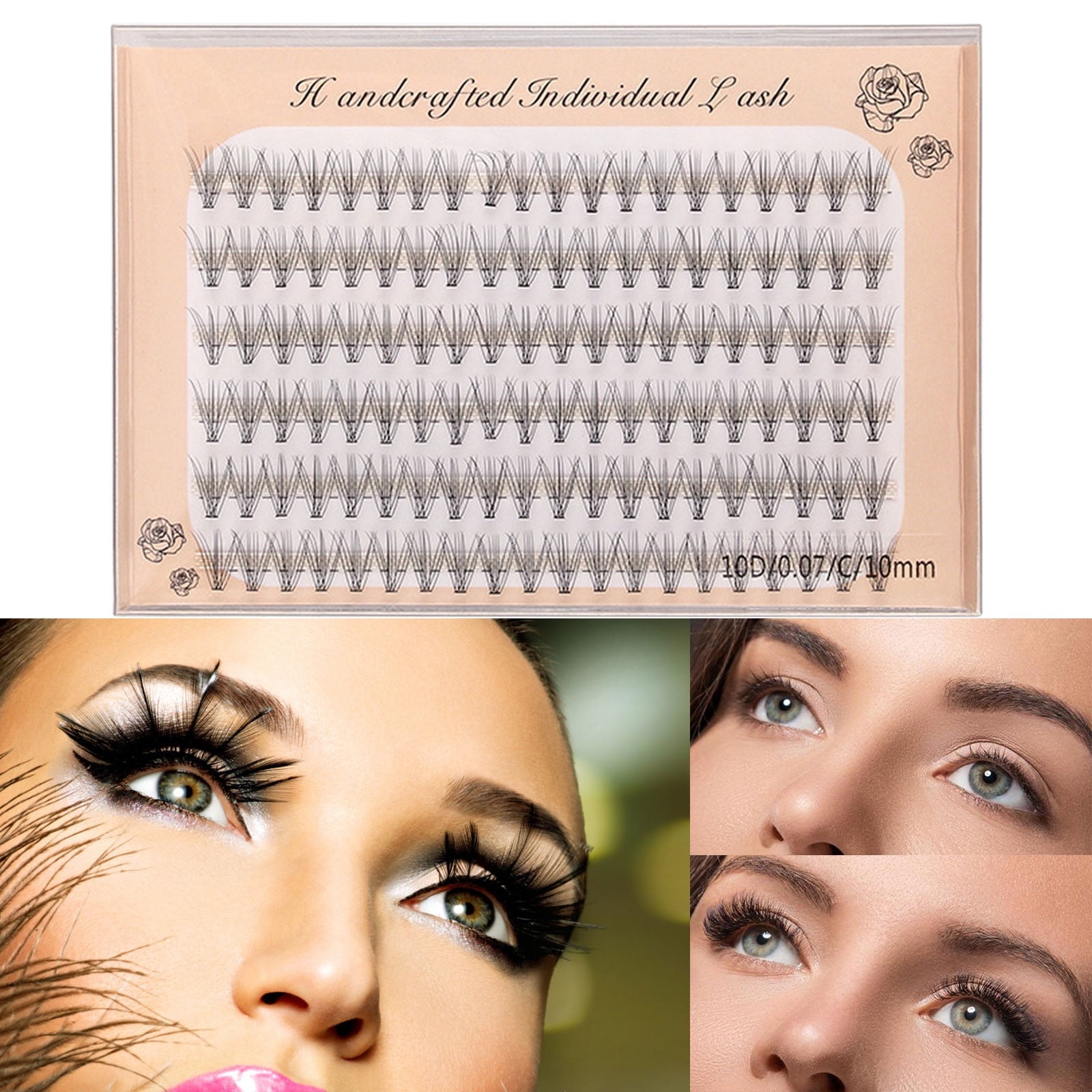 Extension Lashes 3d Eyelashes Eyelash Pack Natural Looking Lashes Cat ...
