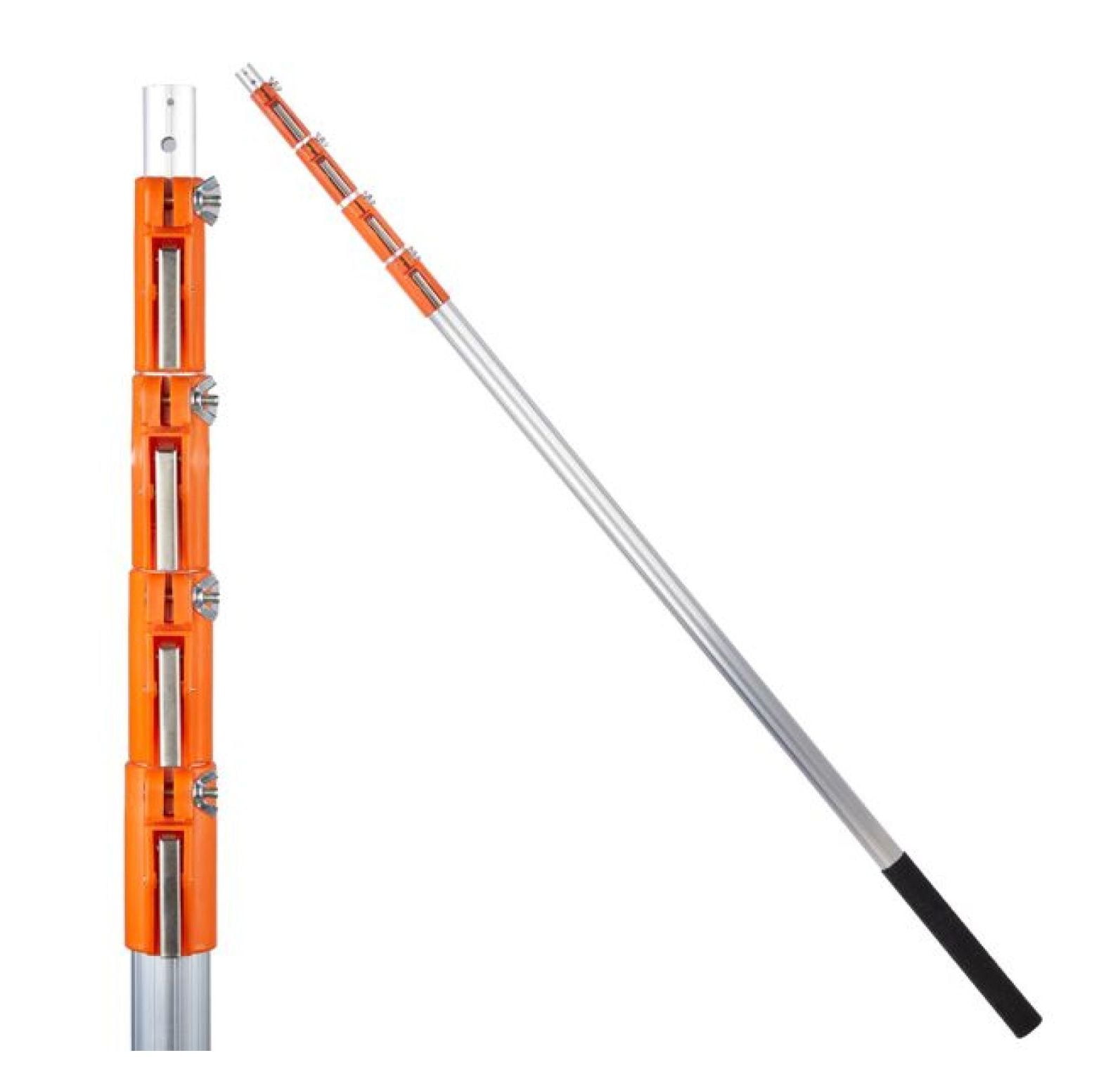 Extension Pole 4-24ft - Telescoping Pole for Painting, Cleaning, Cobweb ...