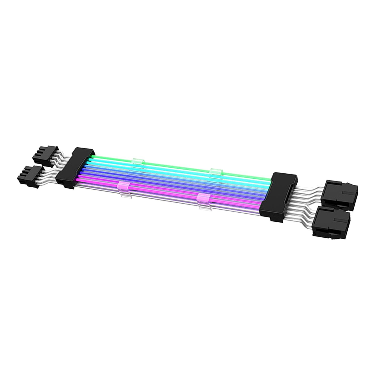 Extension RGB Cable Sleeved Cables Durable Addressable Neon Color Line ...