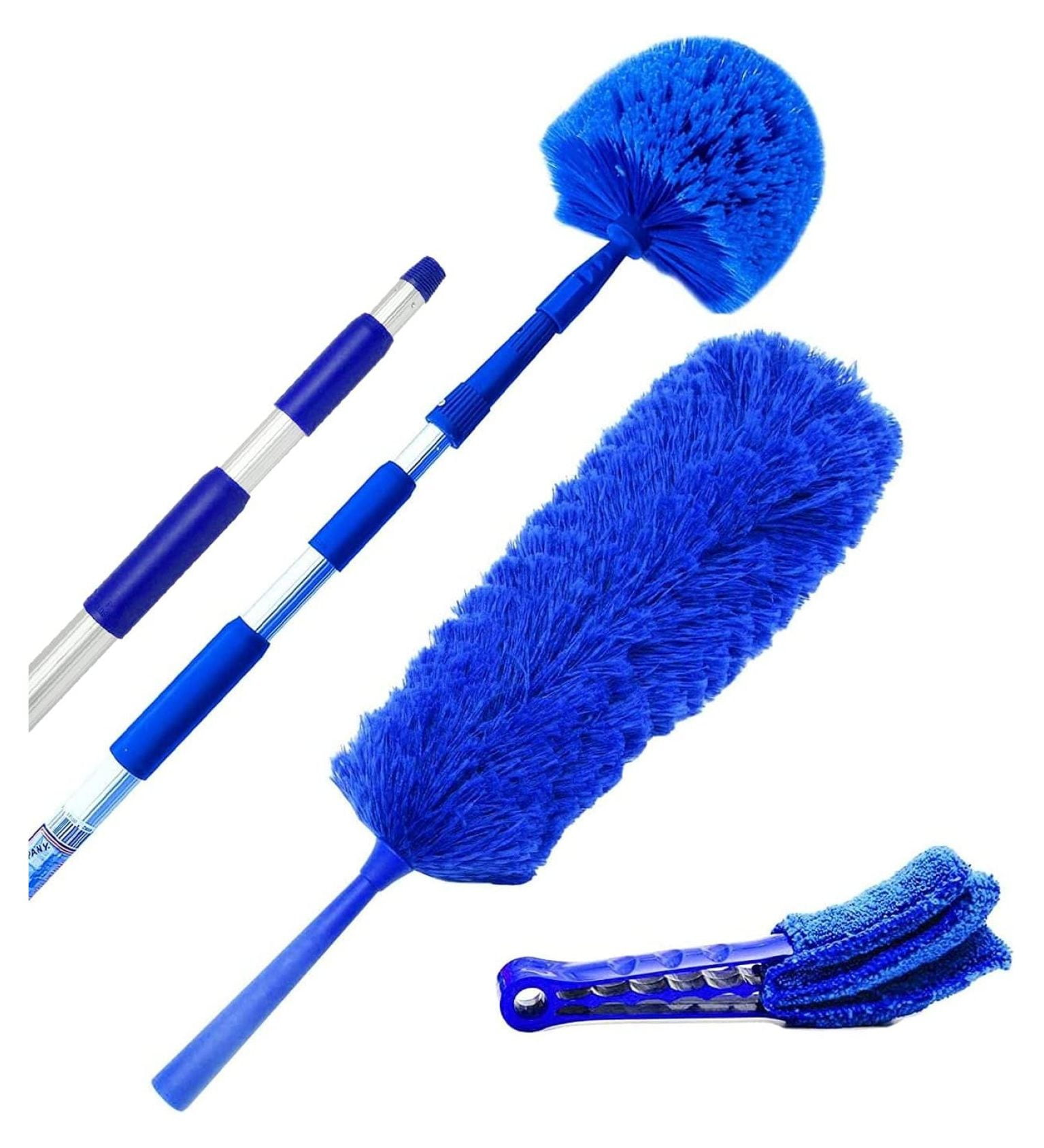 Extension Rod & Blue Extension Cobweb Duster Ultimate Dusting Kit ...