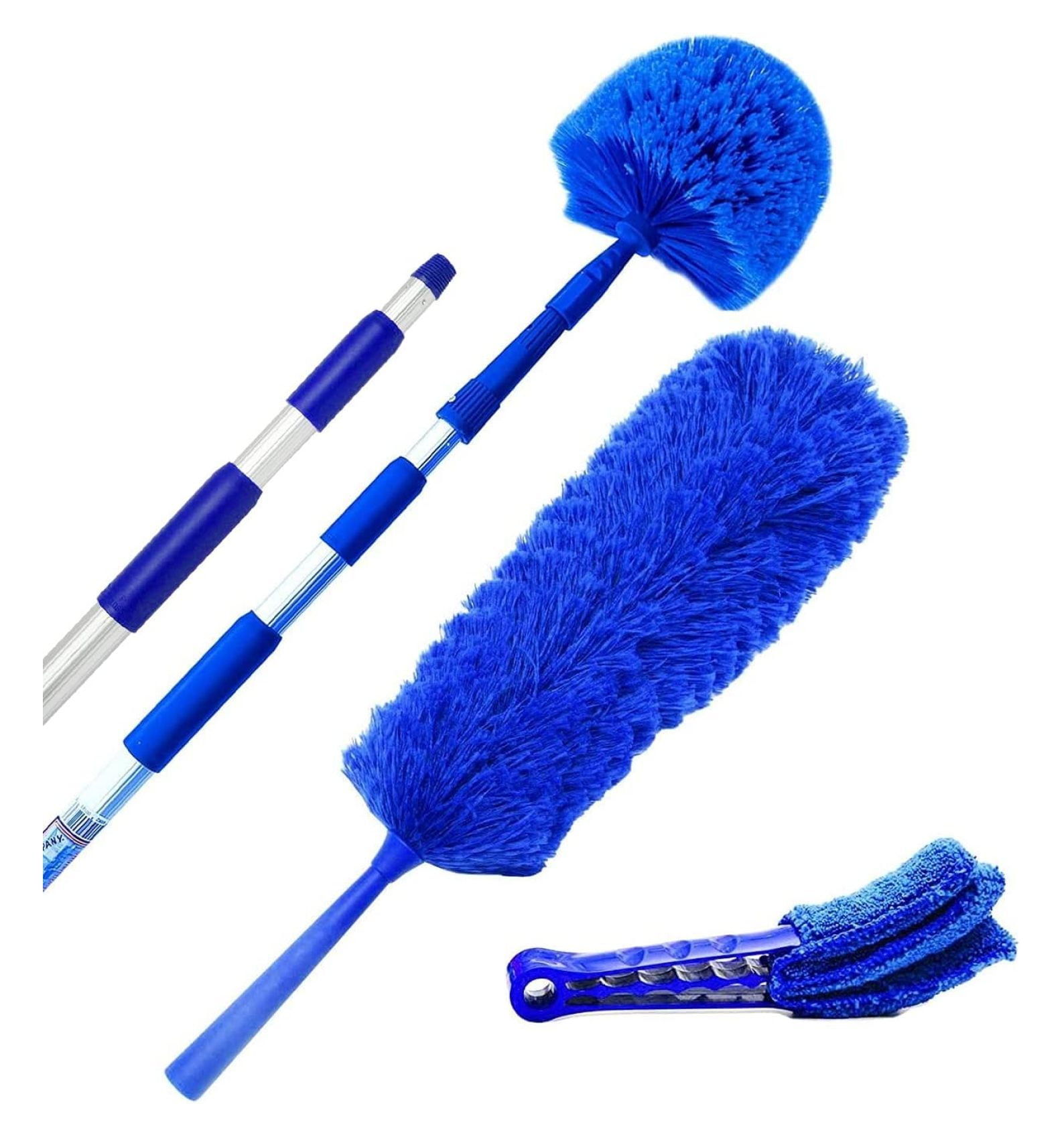 Extension Rod & Blue Extension Cobweb Duster Ultimate Dusting Kit ...