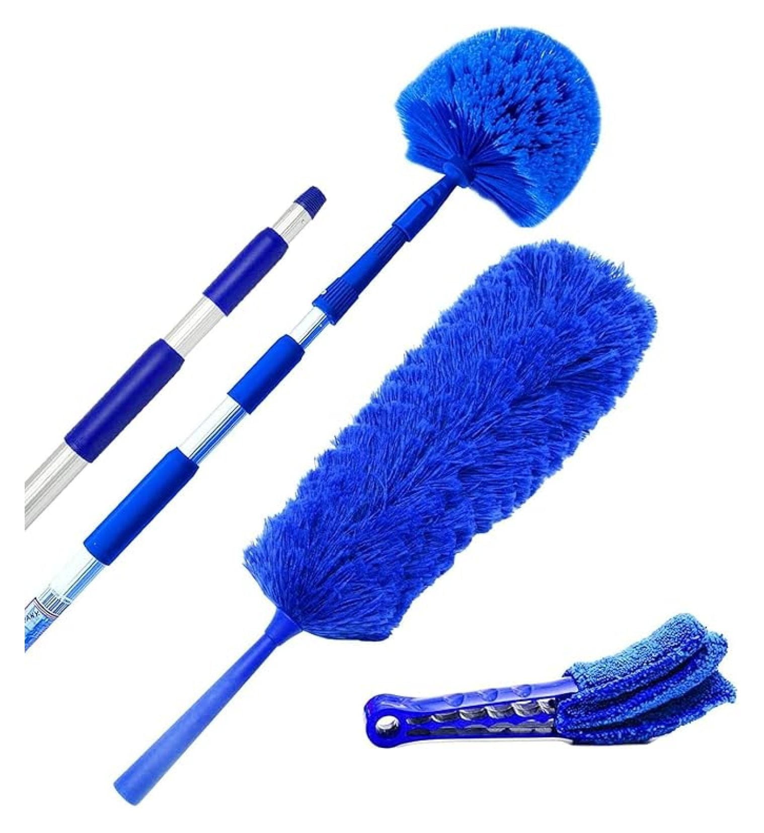 Extension Rod & Blue Extension Cobweb Duster Ultimate Dusting Kit ...
