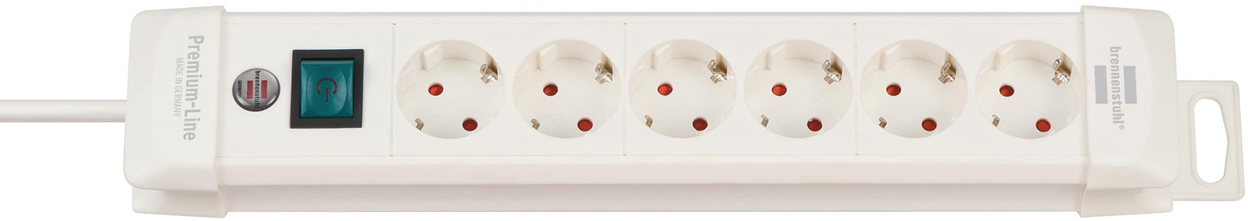 Extension socket Premium-Line 10-way white H05VV-F 3G1,5 - Walmart.com