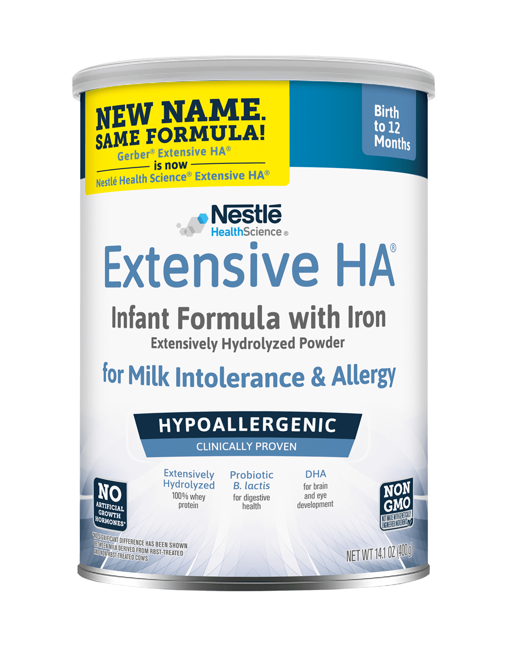 Extensive HA® Hypoallergenic Infant Formula with Iron, DHA & Probiotics ...