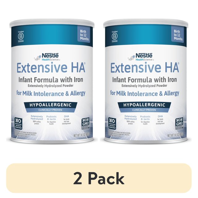 (2 pack) Extensive HA® Hypoallergenic Infant Formula with Iron, DHA ...