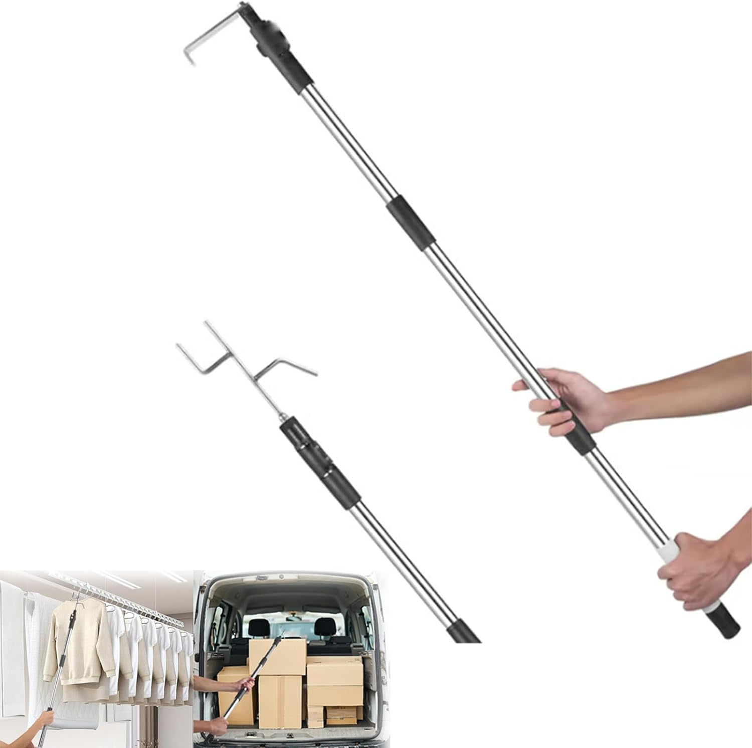 Exteriom-U Truck Cargo Grabber, Truck Cargo Grabber, Telescoping Pickup ...