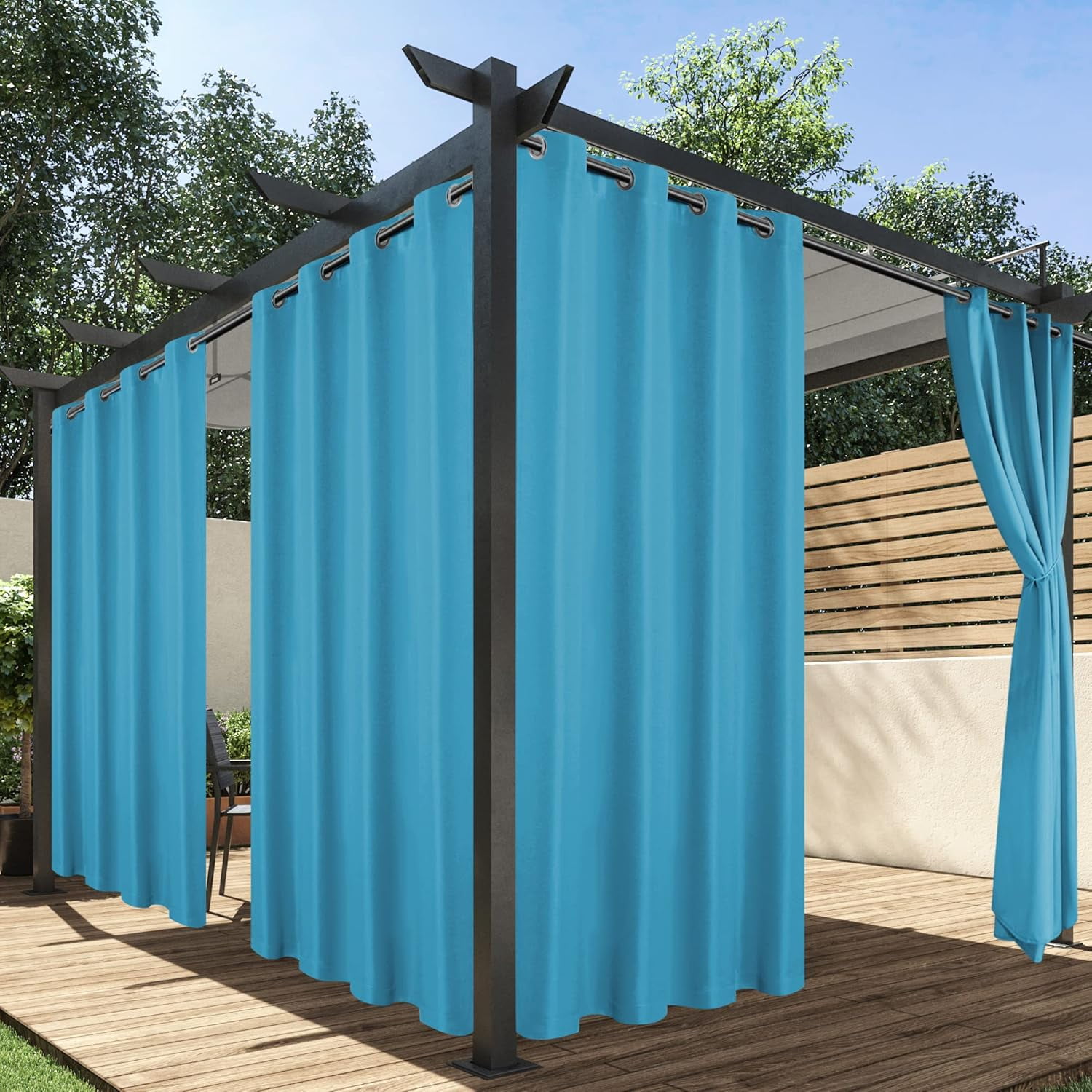 Exterior Cabin Waterproof Curtains, 2 Panels - 54 x 108 Inches ...