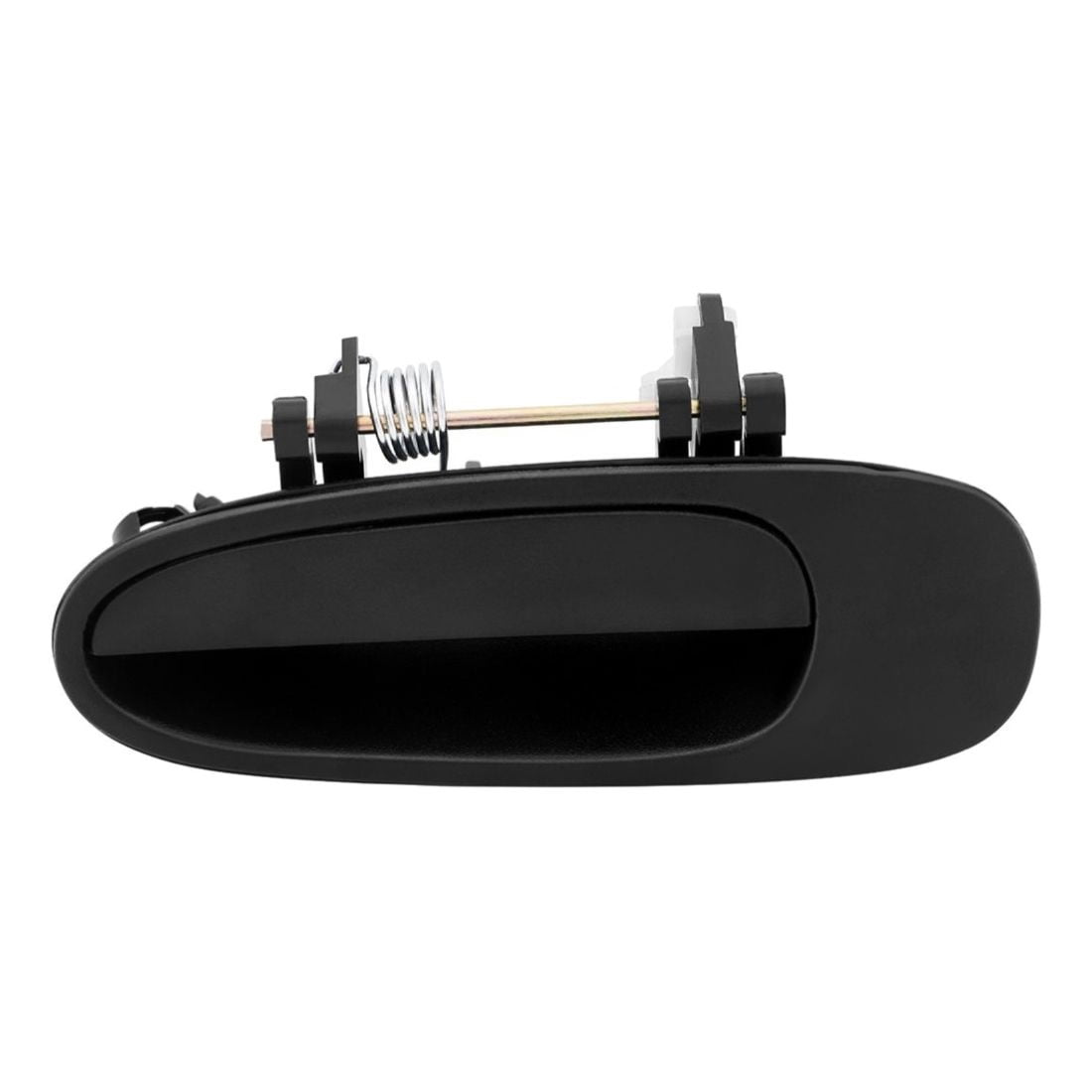 Exterior Car Door Handle - Rear Left Side, Black Plastic, 1-Piece ...