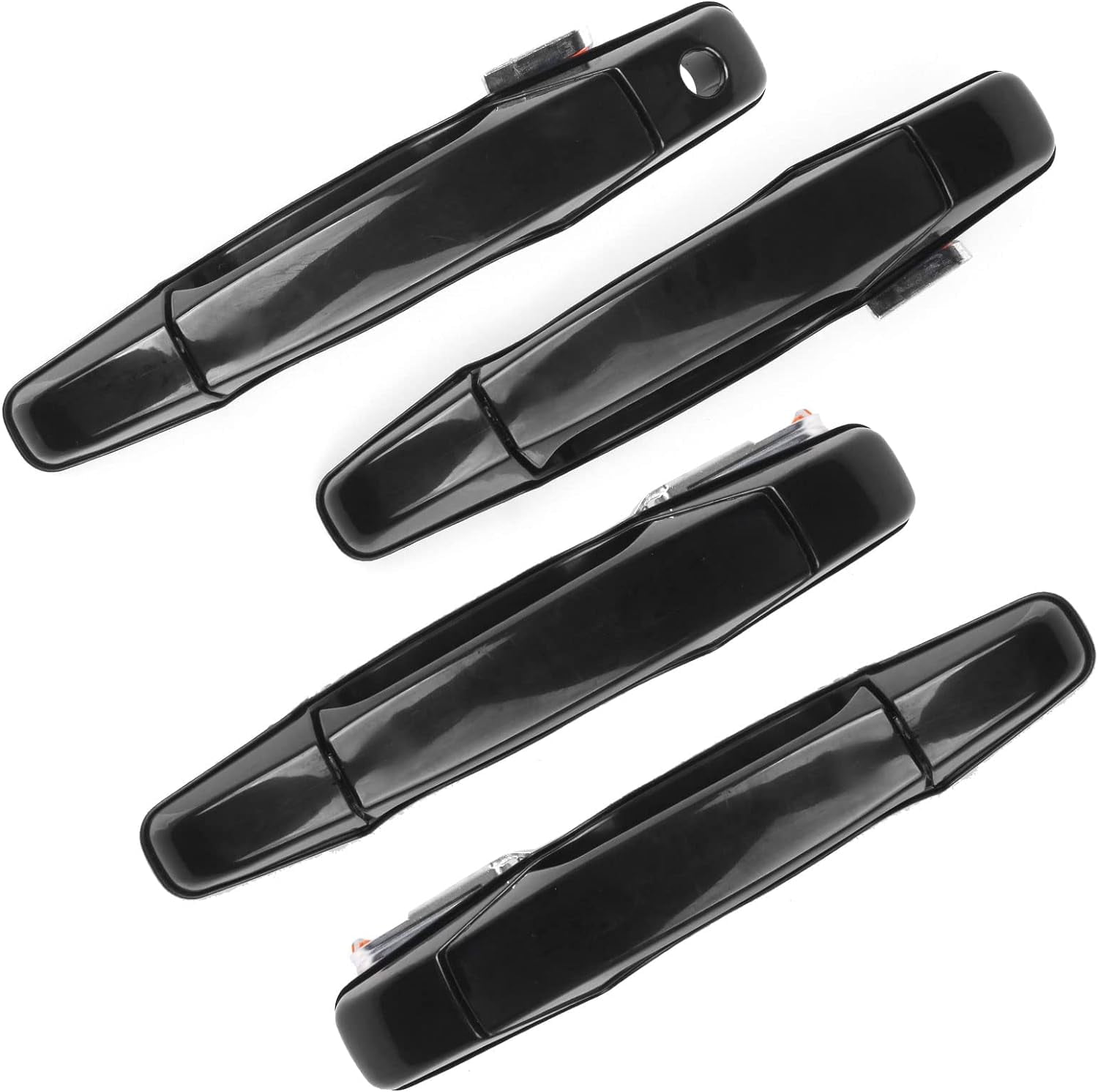 Exterior Chrome Door Handle 4 PCS Front Rear Driver & Passenger ...