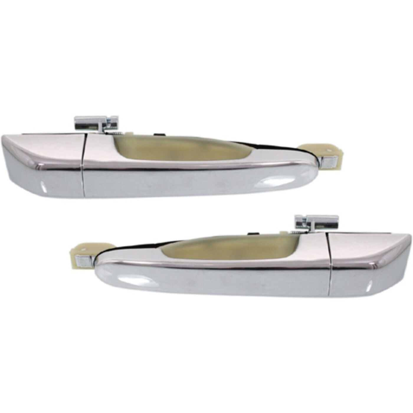 Exterior Door Handle Pair Set Of 2 Lh & Rh Rear Chrome For Hyundai For ...