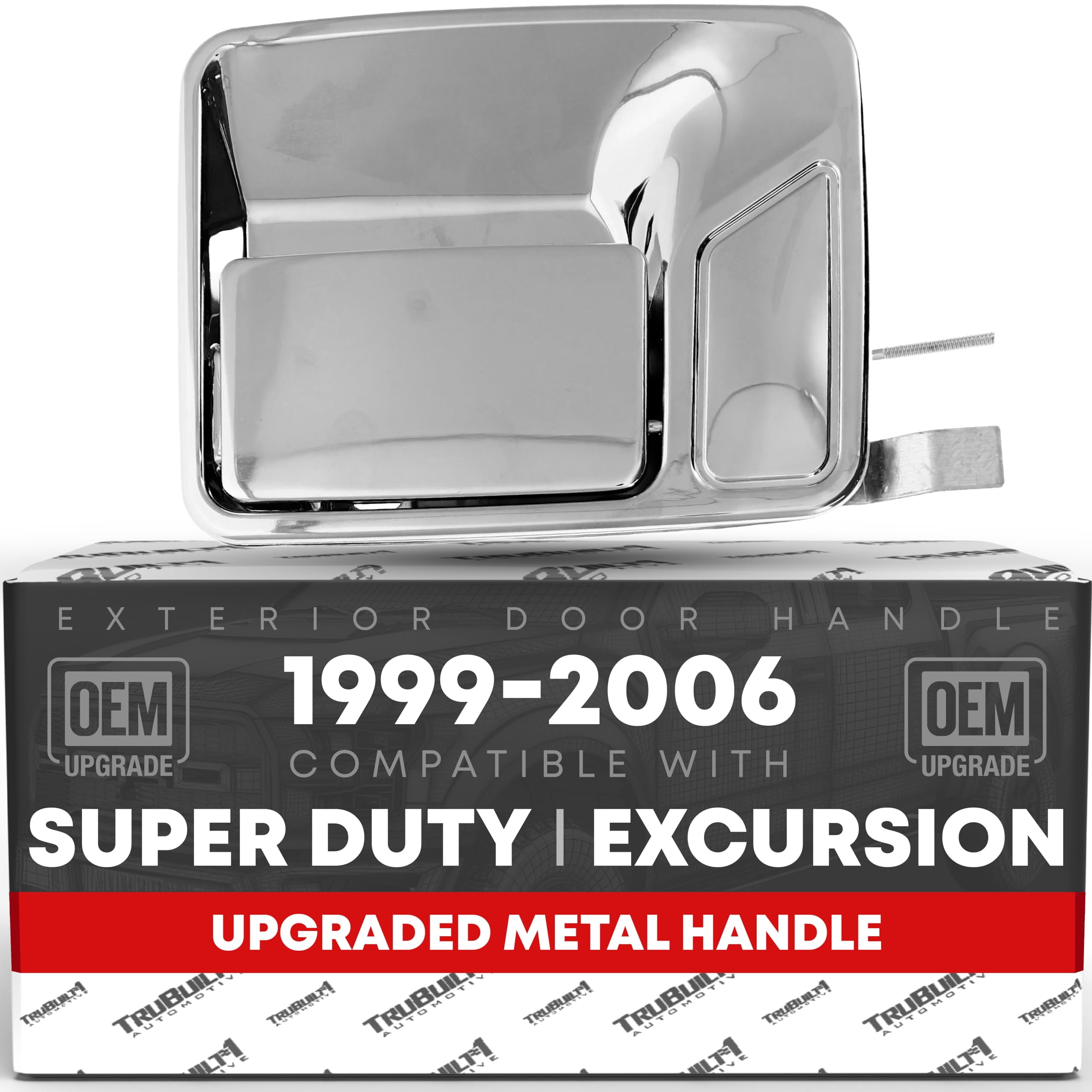 Exterior Front/Rear Passenger Door Handle Replacement, Upgraded Metal ...