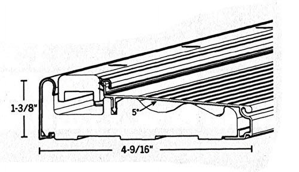 Exterior Inswing Threshold 4 9/16 inch with Composite Cap and Composite ...