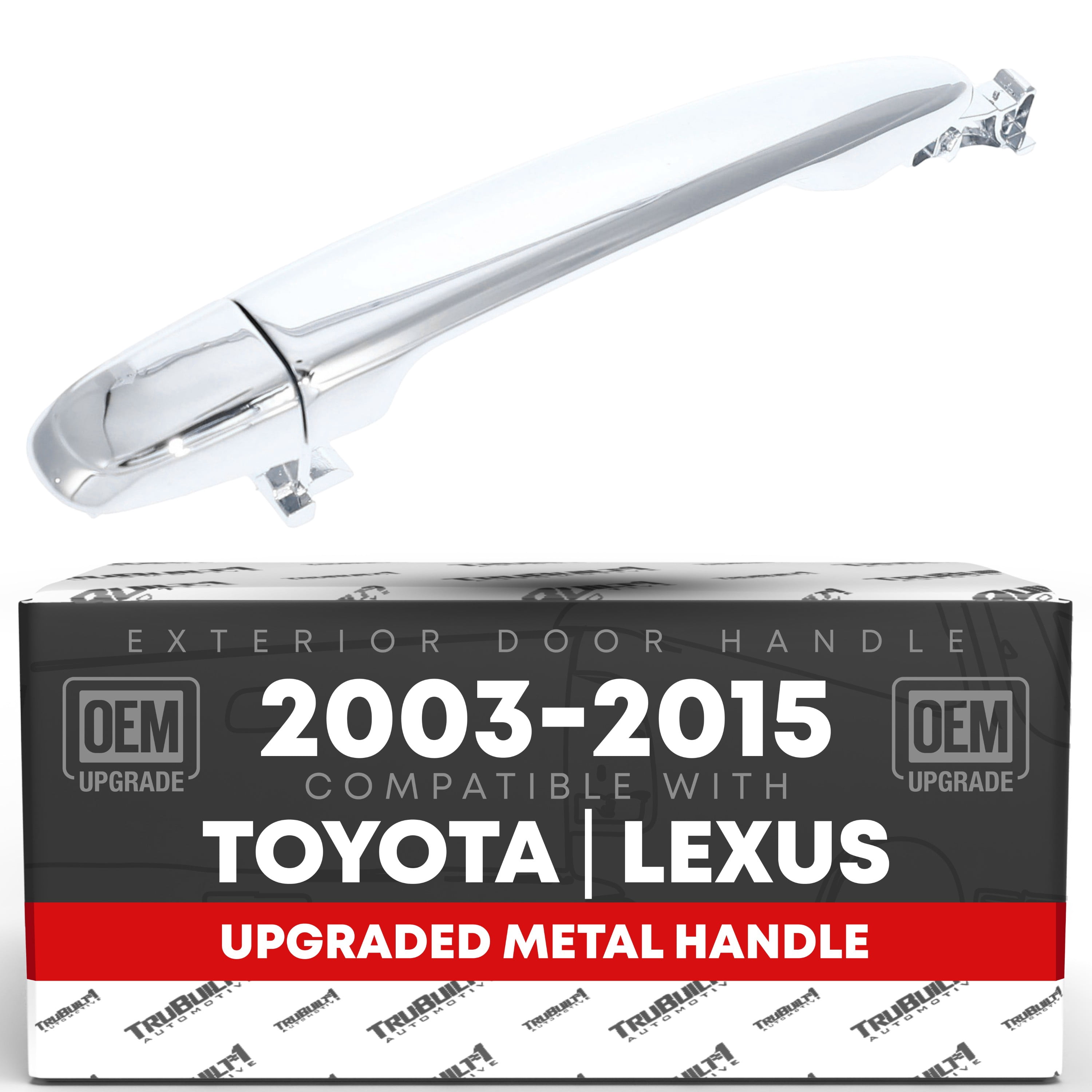 Exterior Rear Driver/Passenger Door Handle, Upgraded Metal - Compatible ...