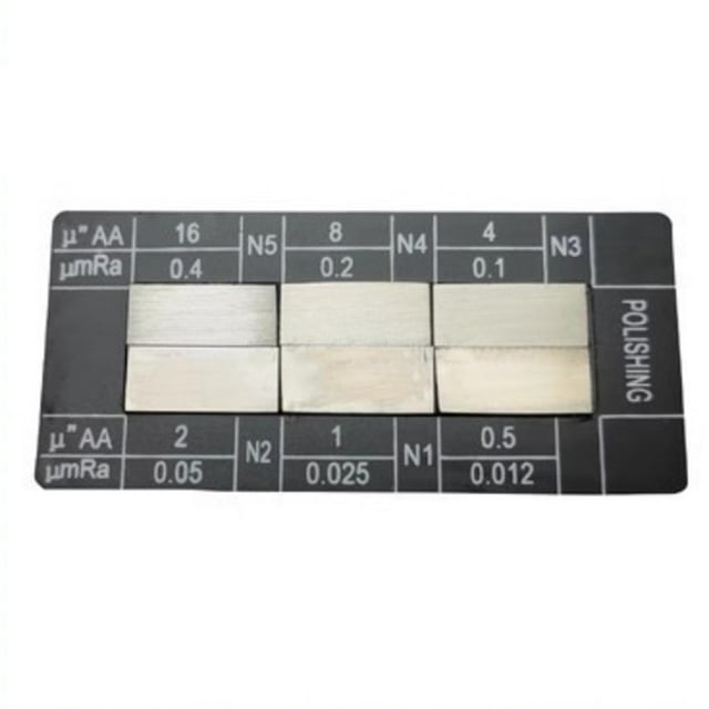 Exterior Roughness Comparison Sample Block Ra0.05-12.5mm Roughness ...