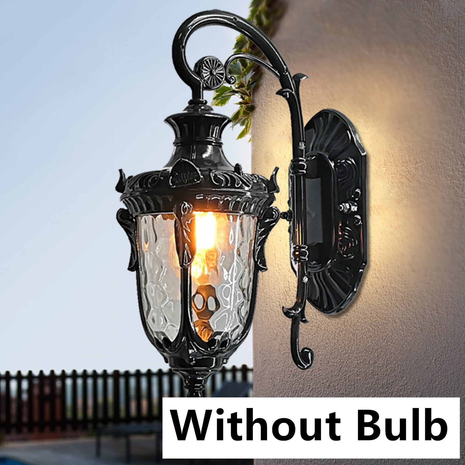 Exterior Wall Light Fixture Lighting Lantern Lamp Outdoor Garden Porch ...