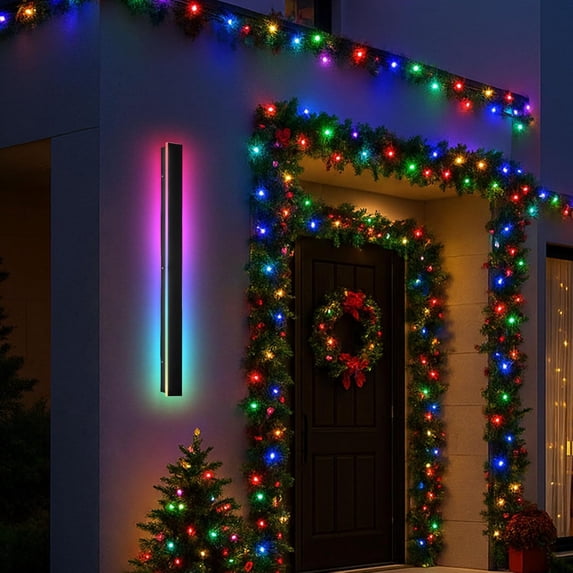 Exterior Wall Lights for - 2pack 47.3inch Long Strip Modern Outdoor ...