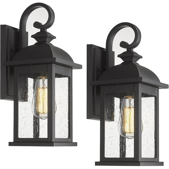 Exterior Wall Sconce,2 Packs Outdoor Waterproof Lights Fixture,E26 ...
