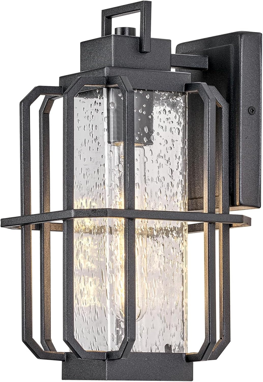 Exterior Wall Sconce, Outdoor Porch Light Fixture Wall Mount with E26 ...