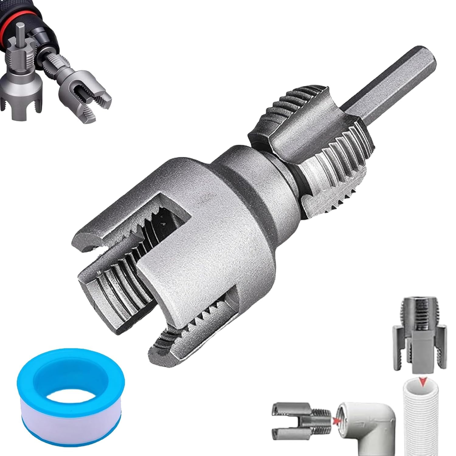 Exteriorm-U Pipe Threader, Integrated Internal & External Pipe ...