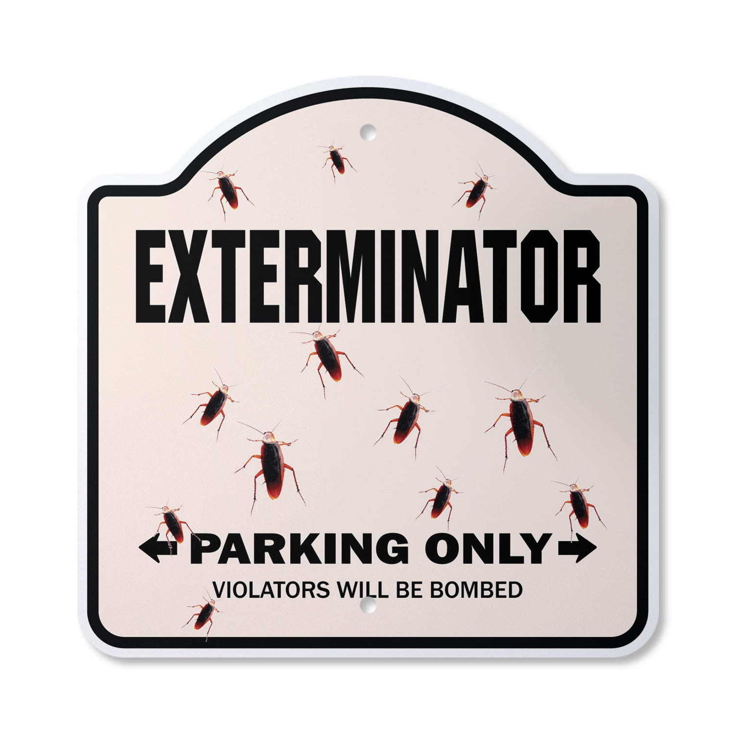 Exterminator 10” x 10” Sign | Indoor/Outdoor Plastic | SignMission ...