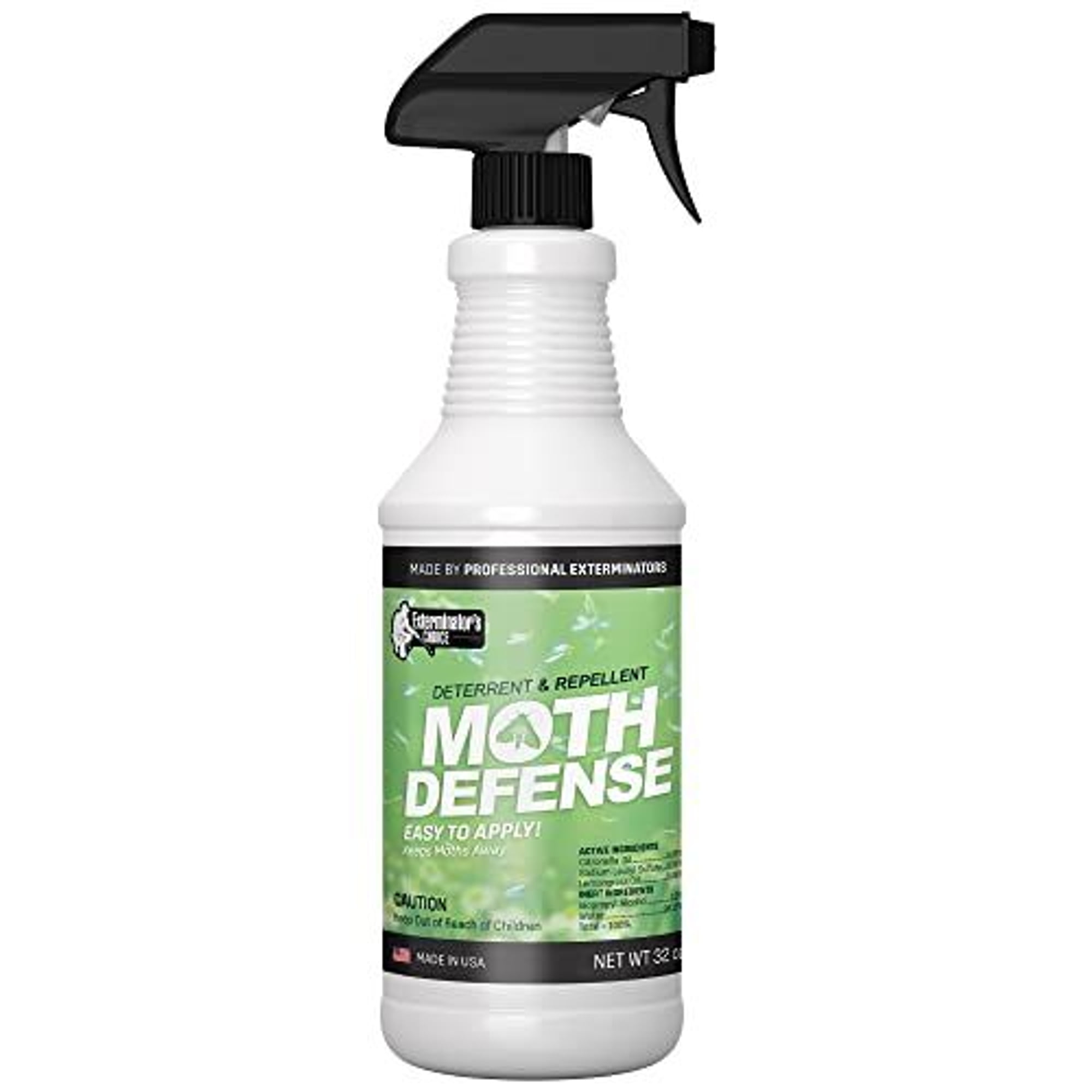 Exterminator's Choice 32oz Moth Defense Spray - Natural Indoor ...