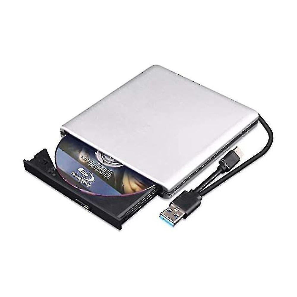 External Blu Ray Dvd Drive 3d, Usb 3.0 And Type-c Bluray Cd Dvd Reader ...