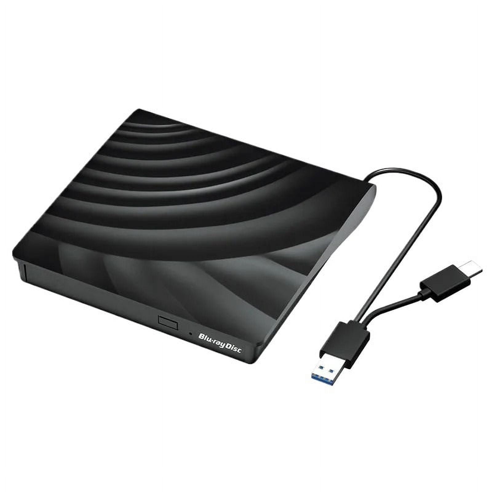 External Blu-Ray Optical Drive USB 3.0 Portable 3D Combo Reader CD DVD ...