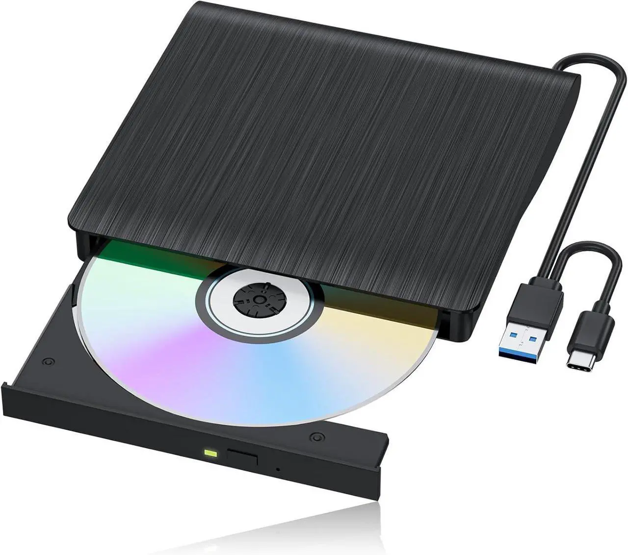 External Blu-ray Drive, Portable Blu-ray Player & CD DVD Burner USB 3.0 ...