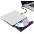 External CD/DVD Drive for Laptop, USB 3.0 Ultra-Slim Portable Burner ...