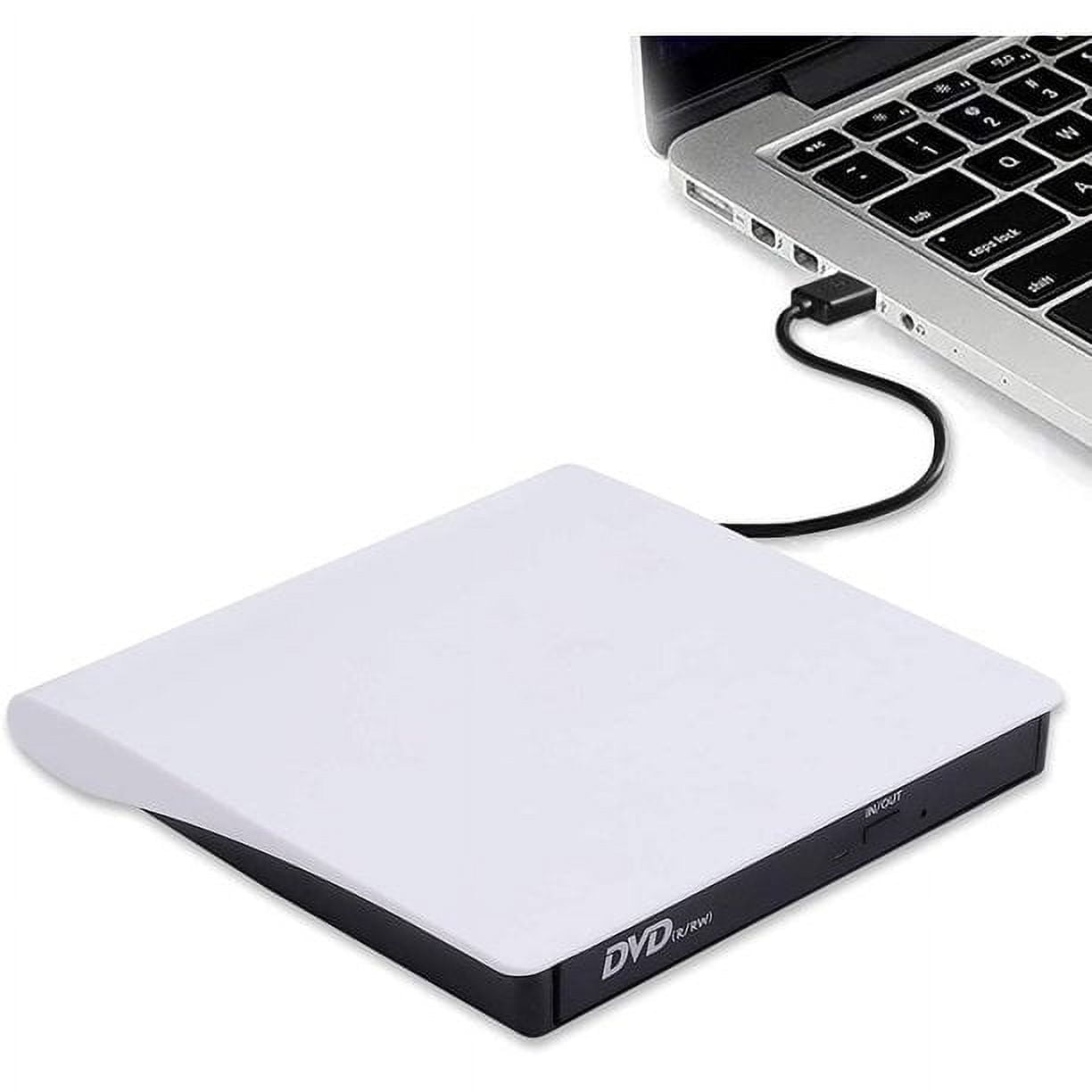 External CD DVD Drive, USB 3.0 Portable CD/DVD +/-RW Drive/DVD Player ...