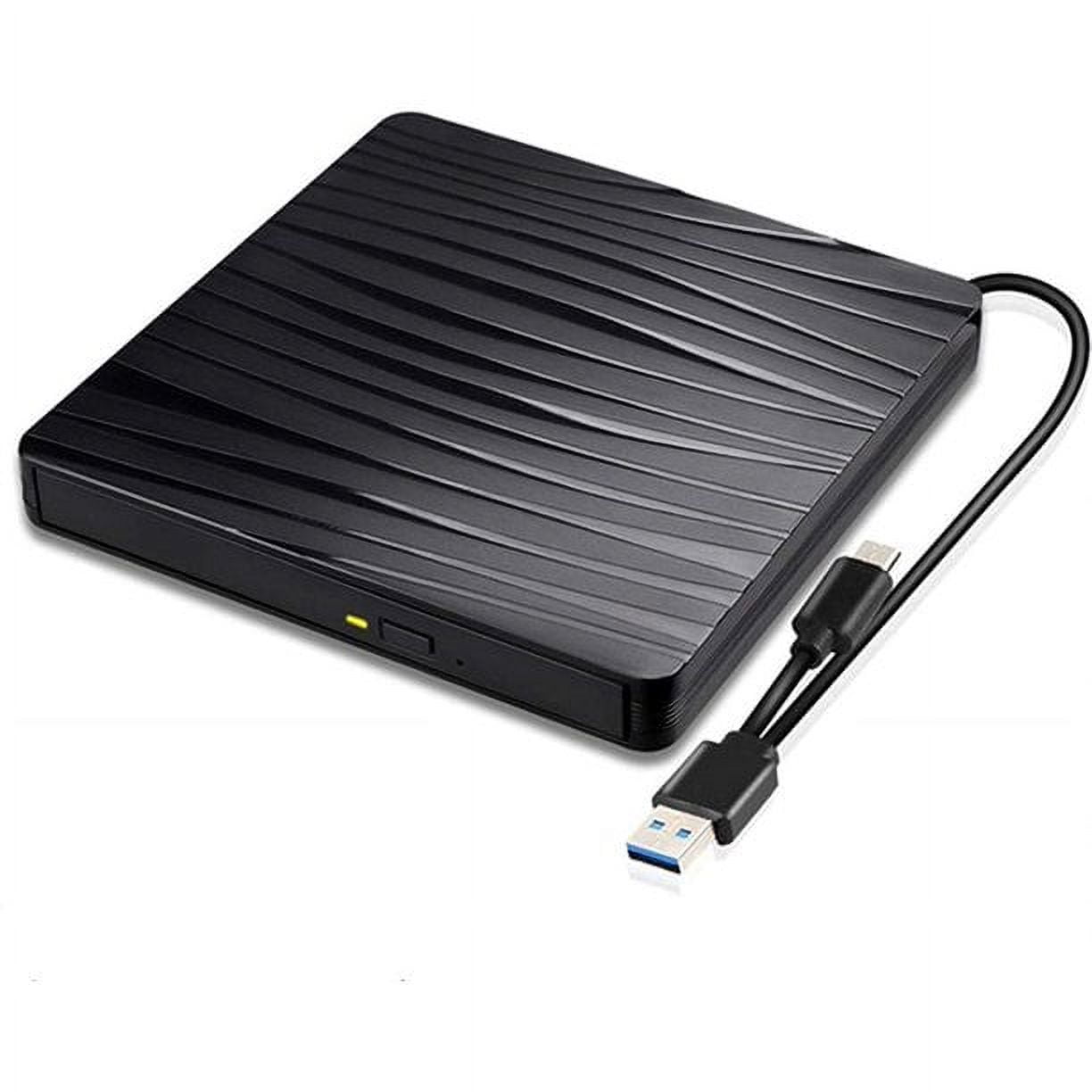 Aochakimg External CD DVD Drive, USB 3.0 Portable CD/DVD +/-RW Drive ...