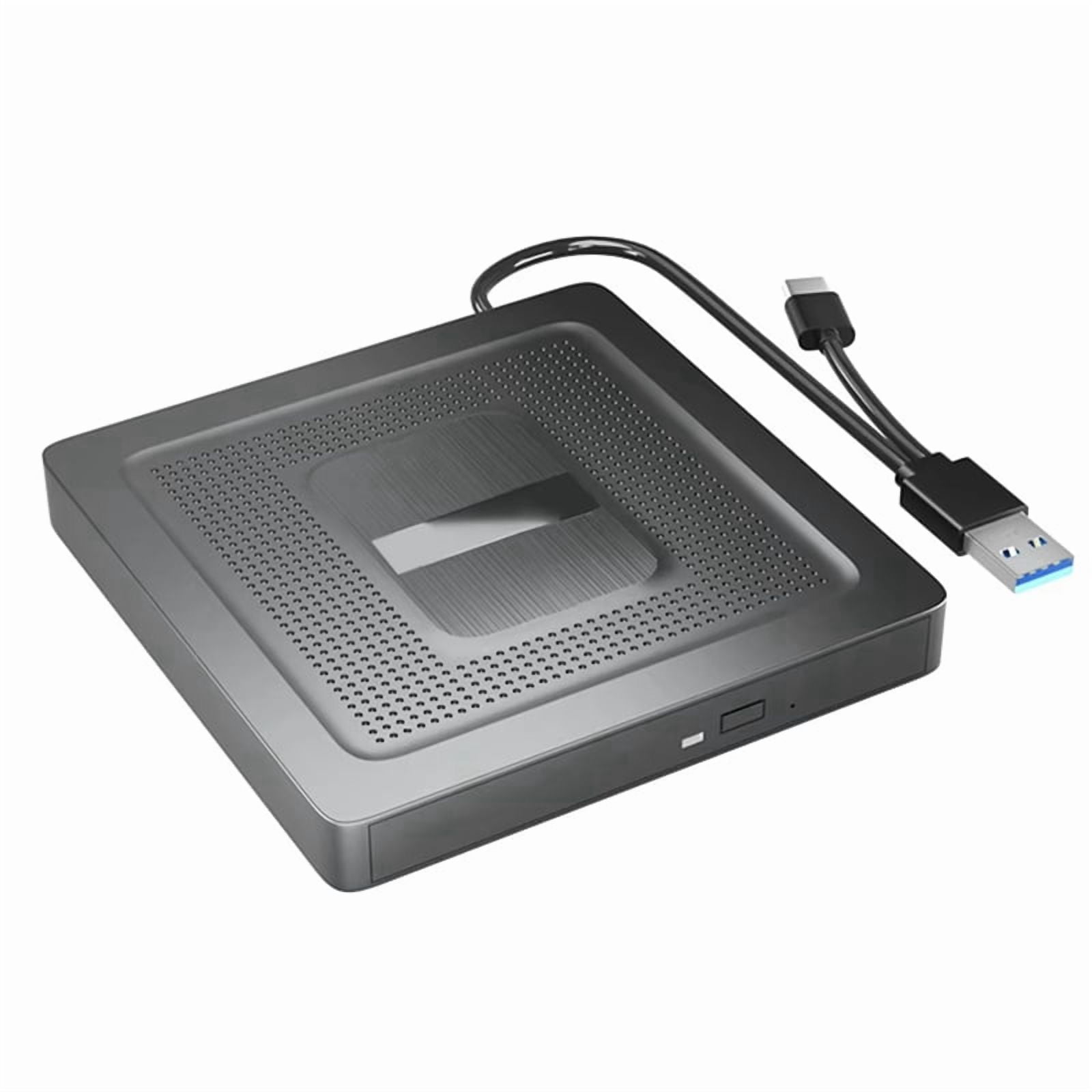 External CD DVD Drive USB 3.0 Type-C CD Burner External Optical Drive ...