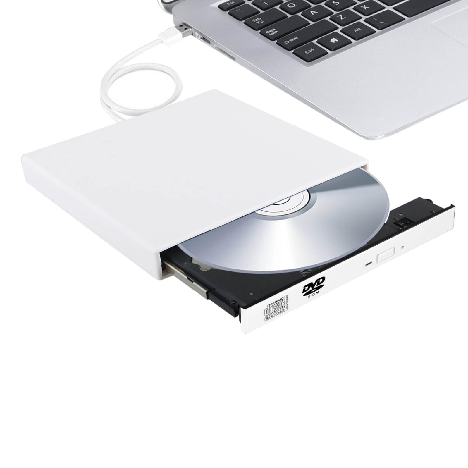 External CD / DVD Drive for Laptop, CD Reader for Laptop, Portable Slim ...
