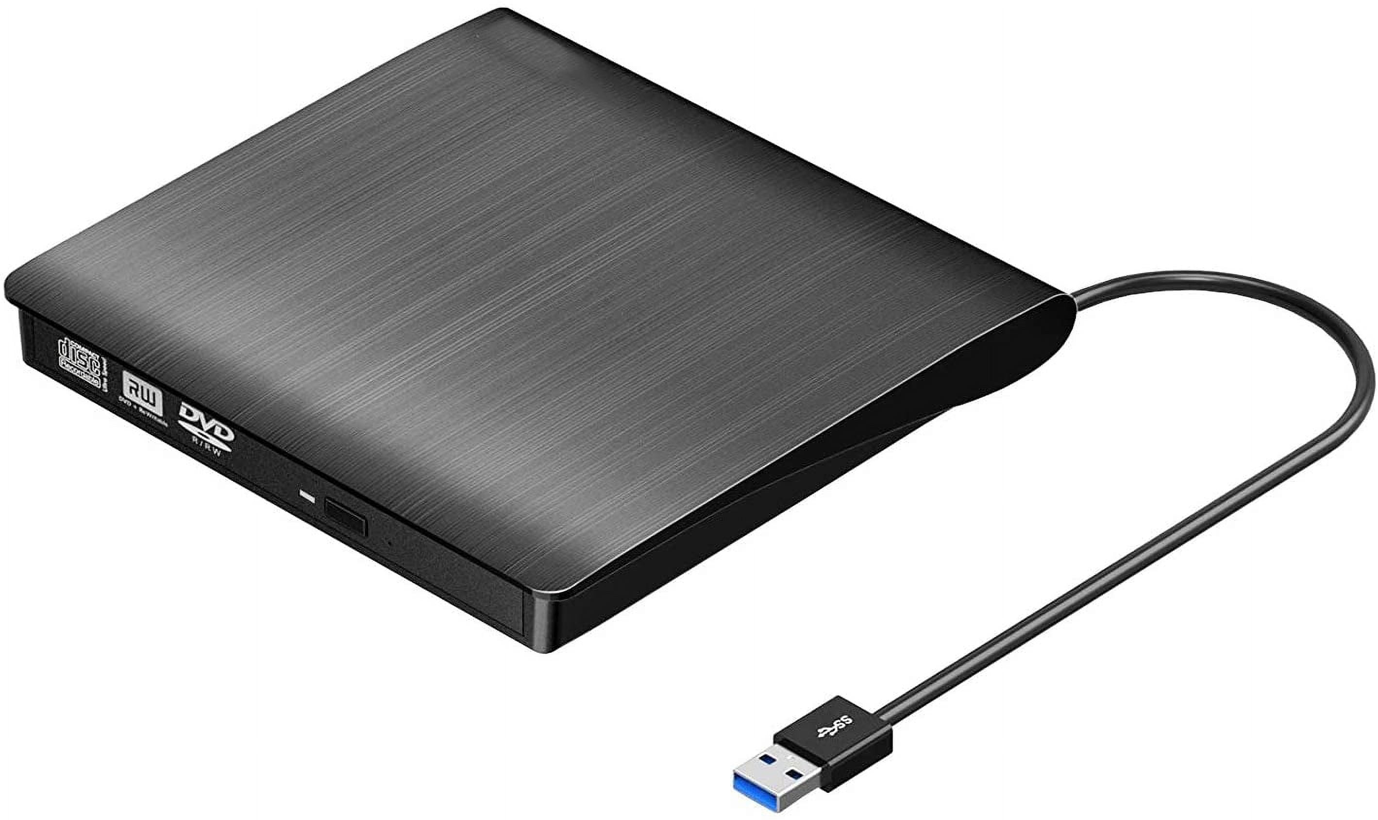 External CD DVD +/-RW Drive USB 3.0 Protable USB DVD/CD ROM Burner ...