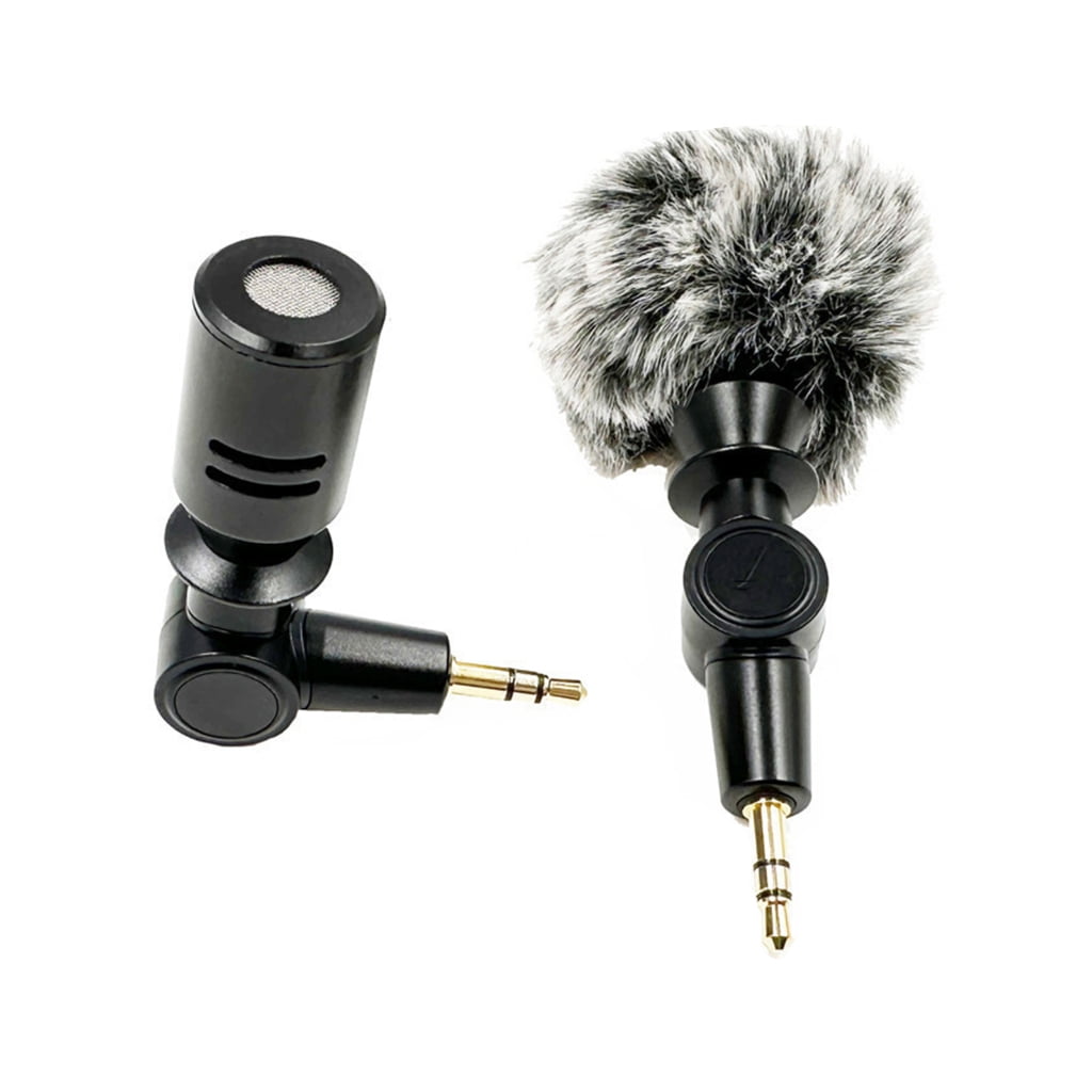 External Camera Microphone 3.5mm Camera Mic for DSLR Camera/Camcorders ...
